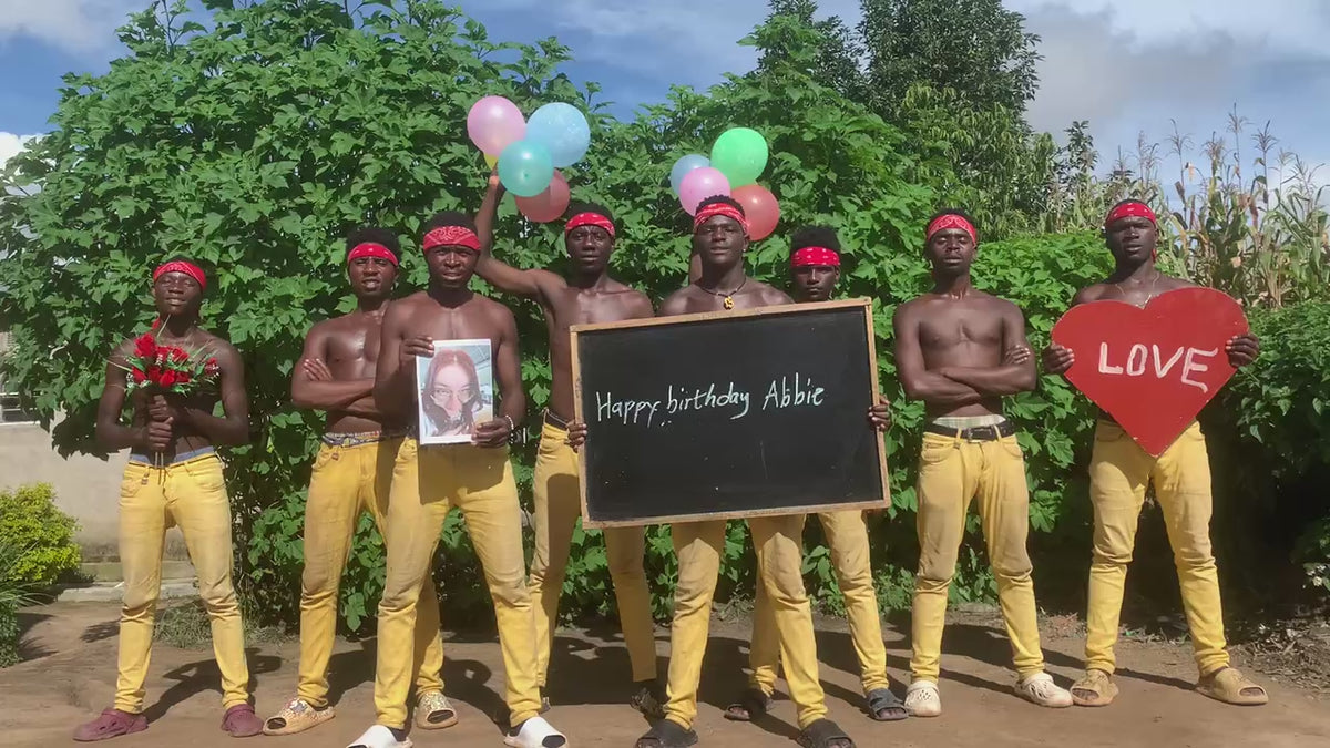 Personalized Greeting video from Africa | Wishes Made Visual